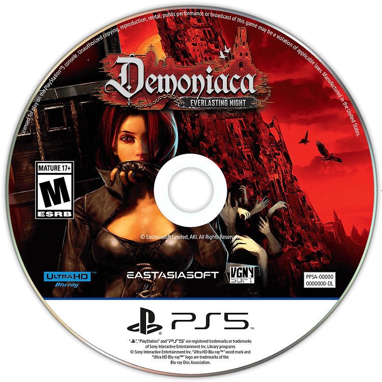 Demoniaca: Everlasting Night [PlayStation 5] – CastleMania Games