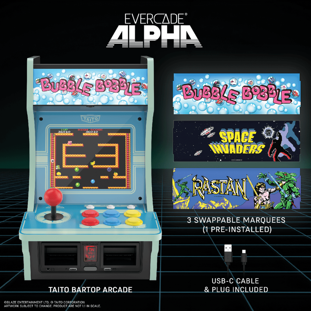 Evercade Alpha Taito Bartop Arcade – CastleMania Games